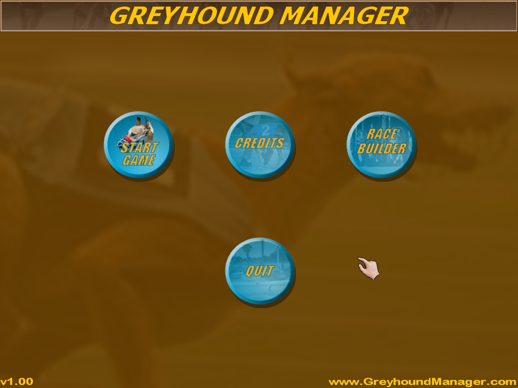 Greyhound Manager - download the free greyhound racing game demo