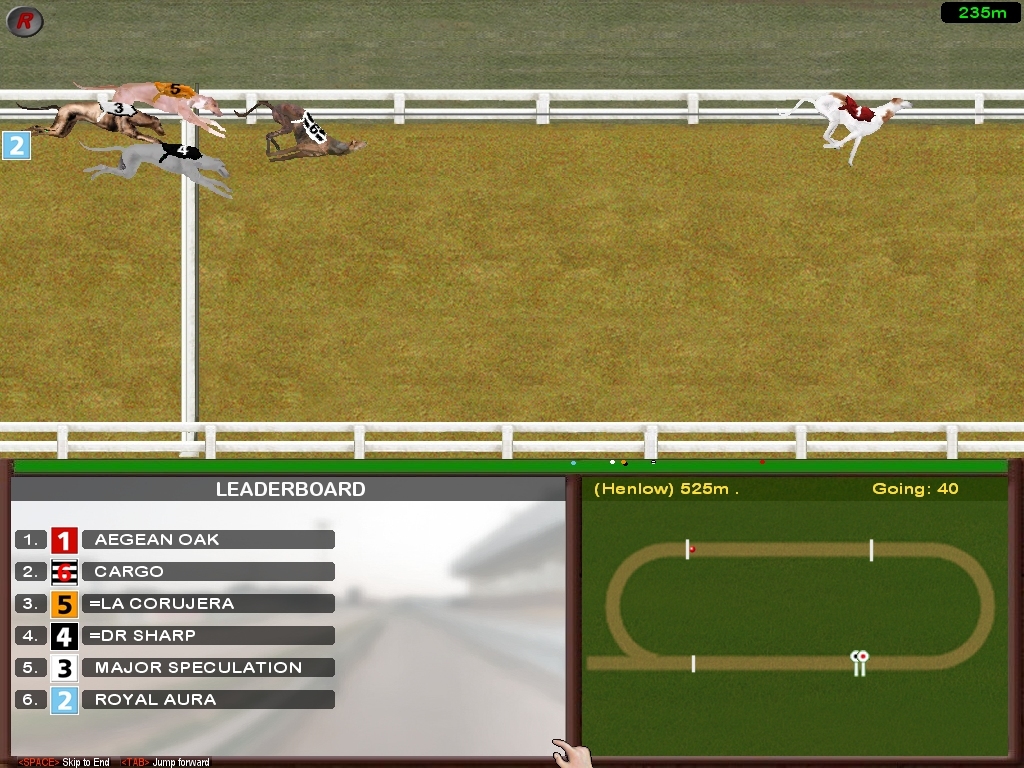 Greyhound Manager - download the free greyhound racing game demo